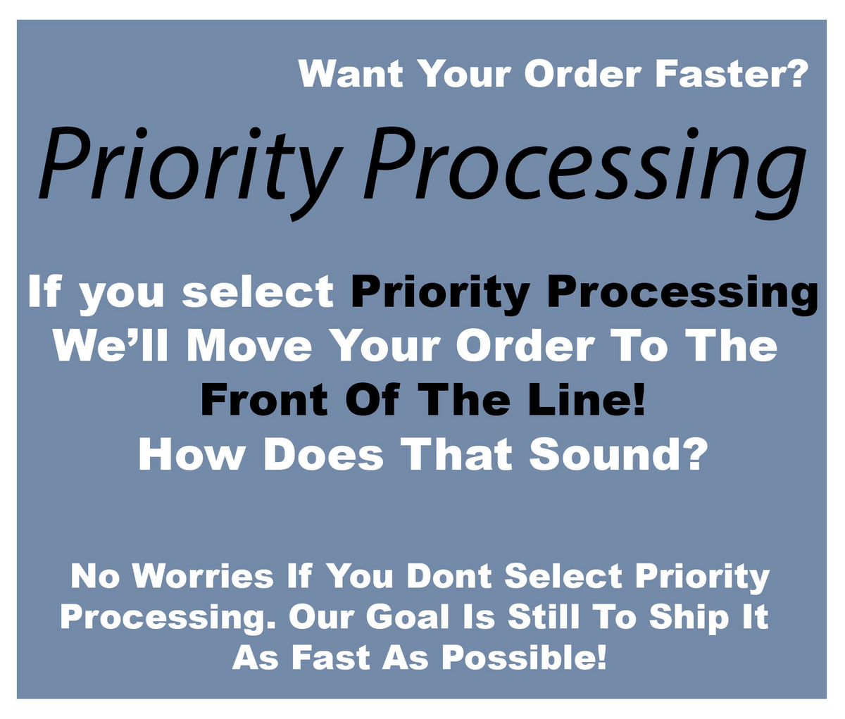Priority Processing – iheartmacros